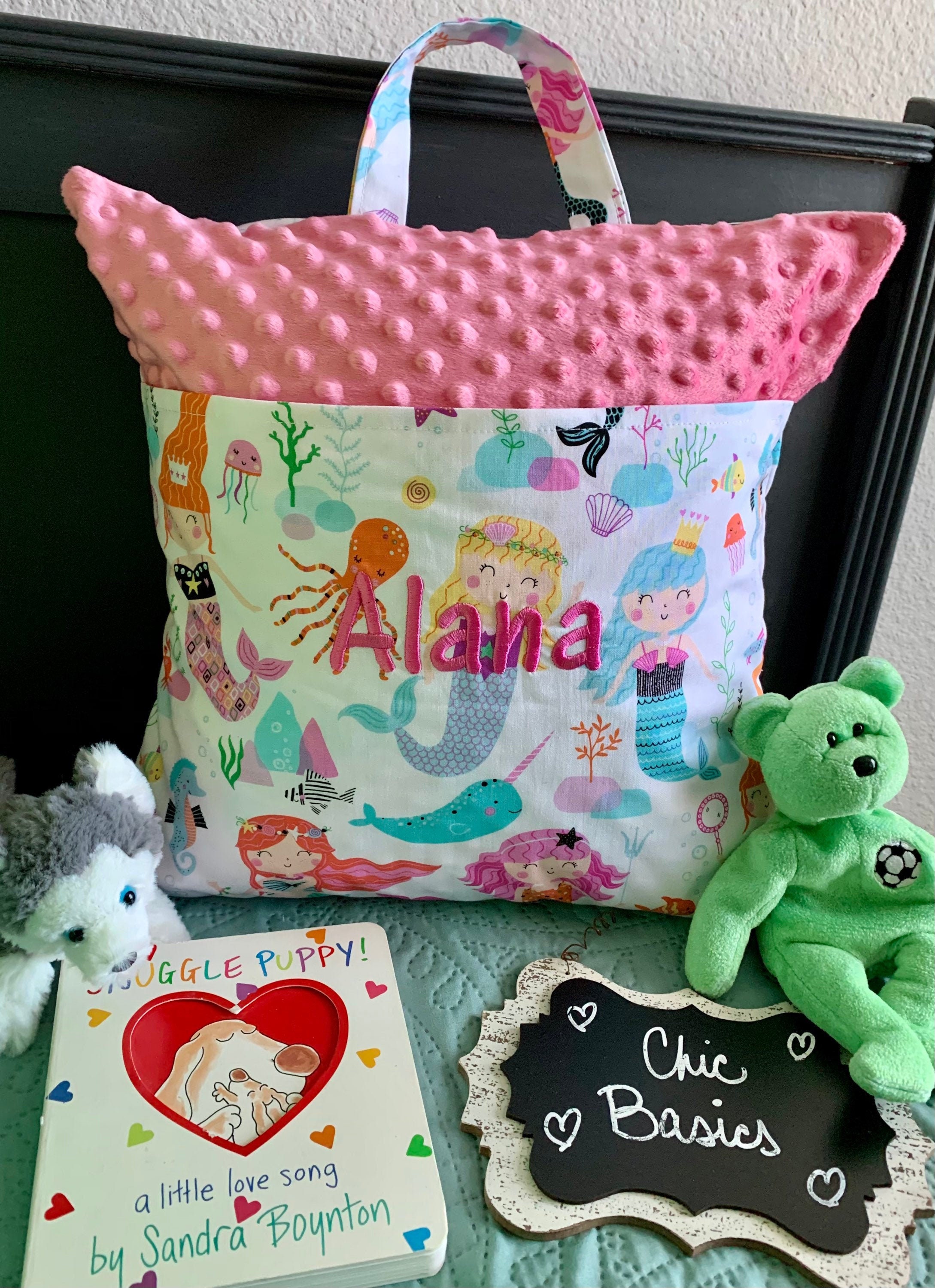 Reading Pillow Reading Pocket Pillow Personalized Reading - Etsy UK