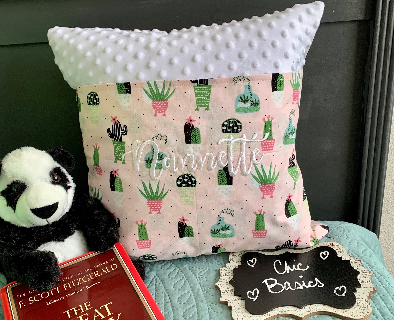 Reading Pillow Reading Pocket Pillow Personalized Reading - Etsy