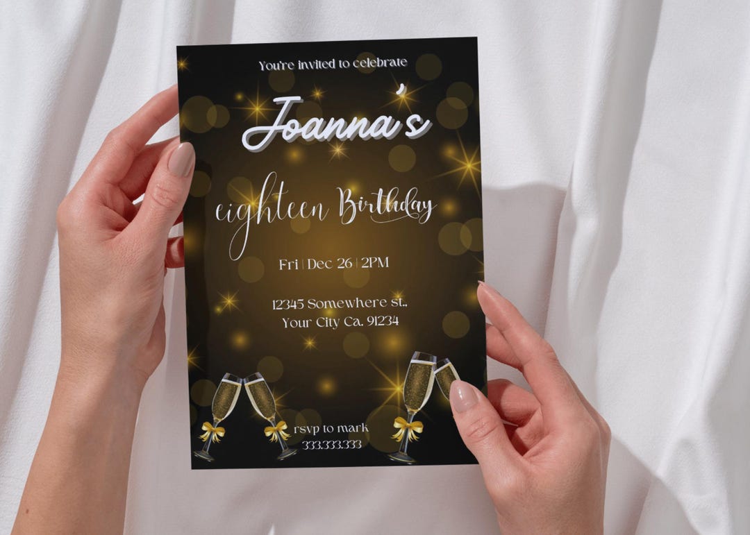 Eighteen Birthday Party, Debut Template, Teenage Girl Template ...