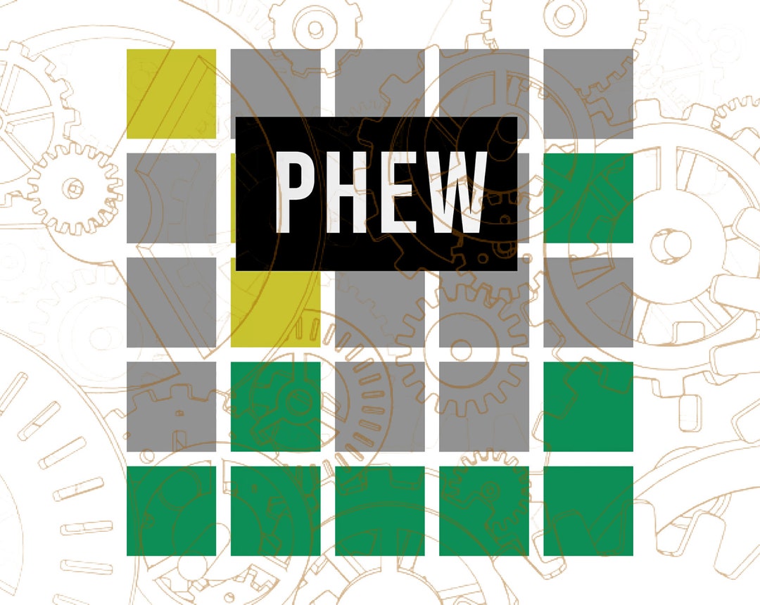 Phew Wordle PNG, Phew Meme Png, Phew Wordle Mug Design, Funny Wordle ...