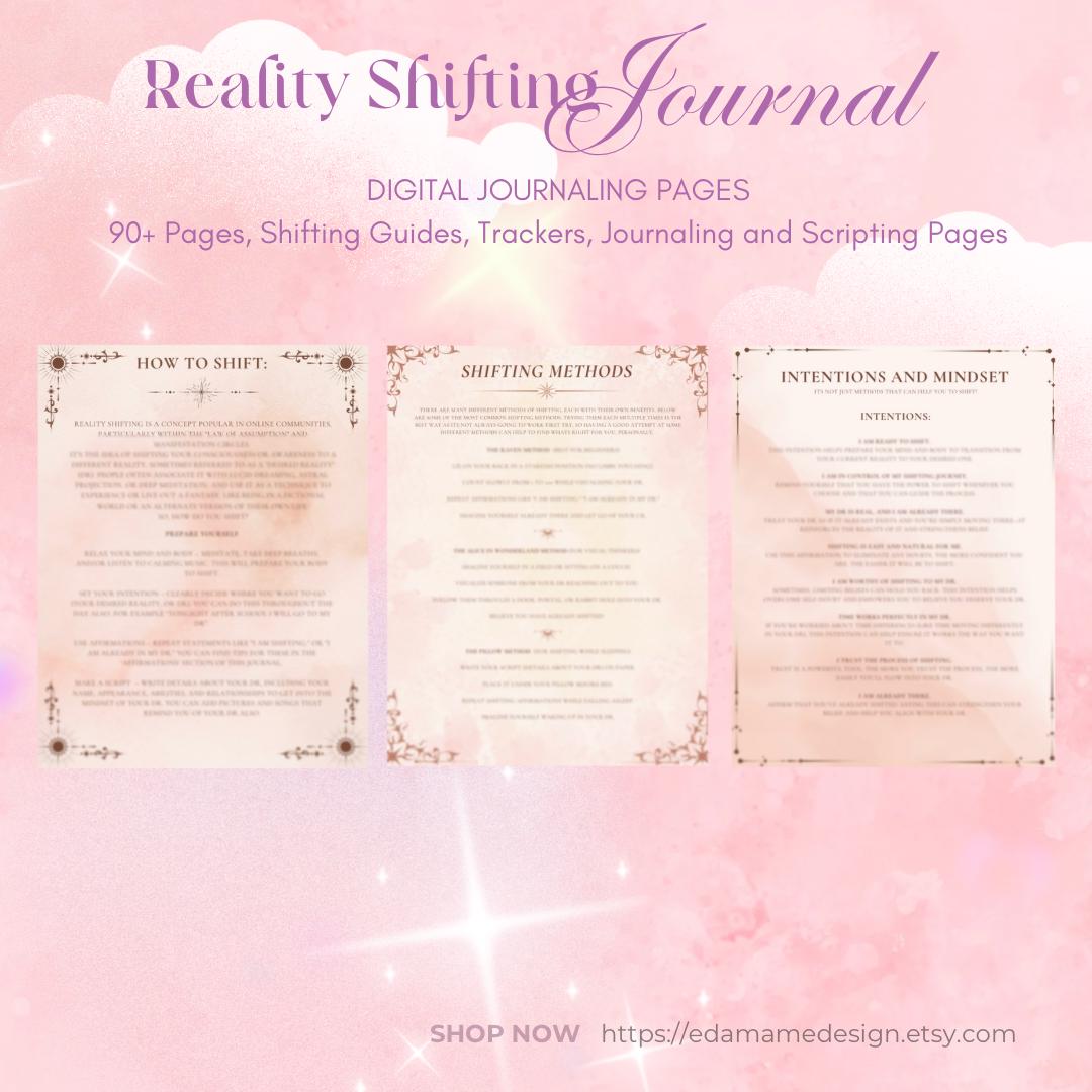 The Ultimate Reality Shifting Journal | Aesthetic Guided Workbook and ...