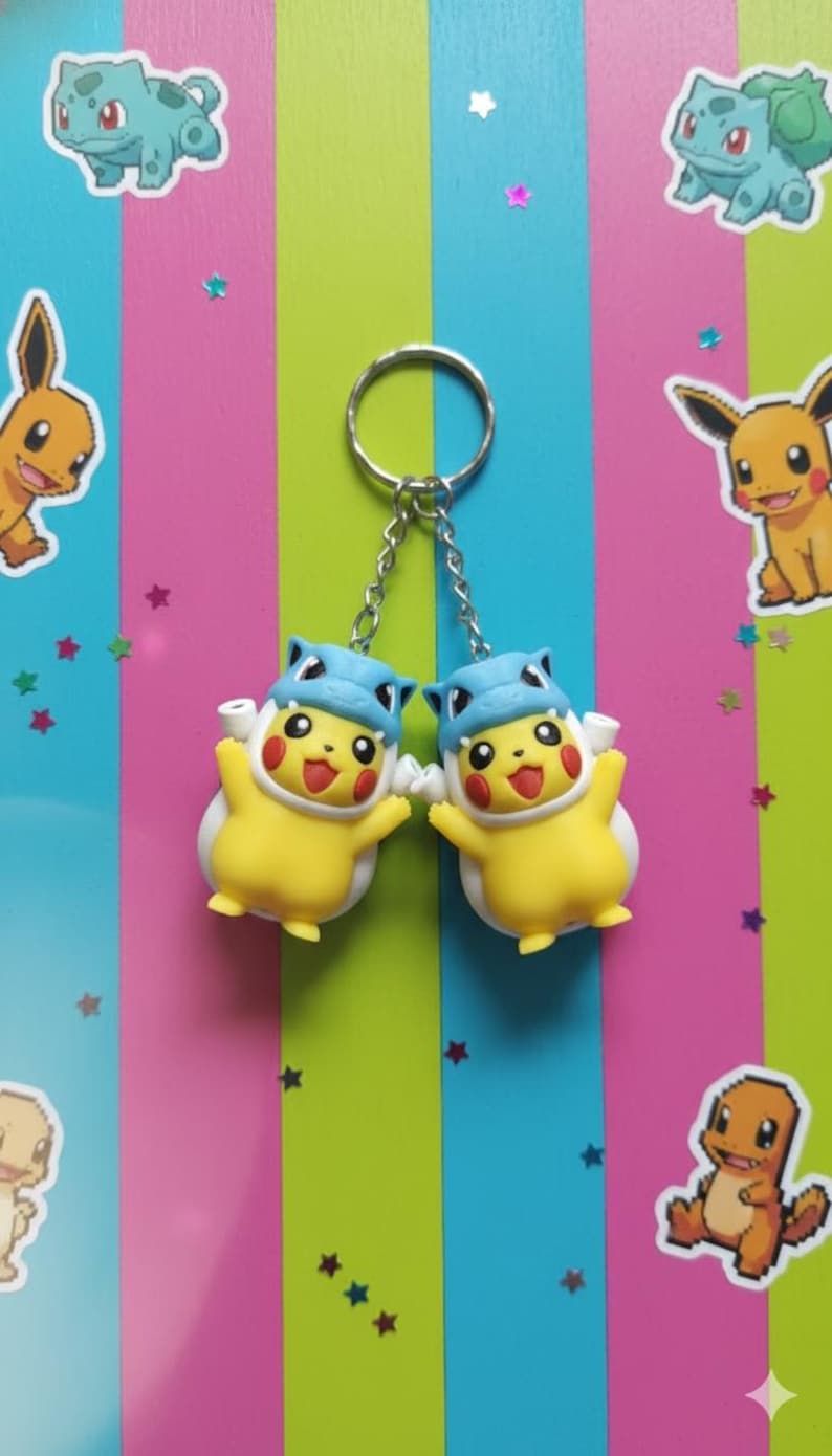 3D Printed Pokemon Cosplay Figures & Keychains – Articulated ...