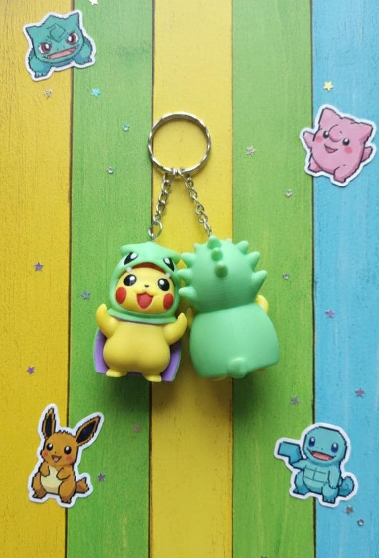 3D Printed Pokemon Cosplay Figures & Keychains – Articulated ...