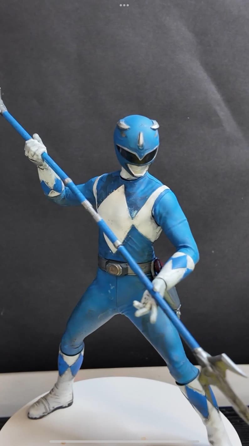 Mighty Morphin Power Ranger (3D Resin Printed & Hand-painted) - Etsy