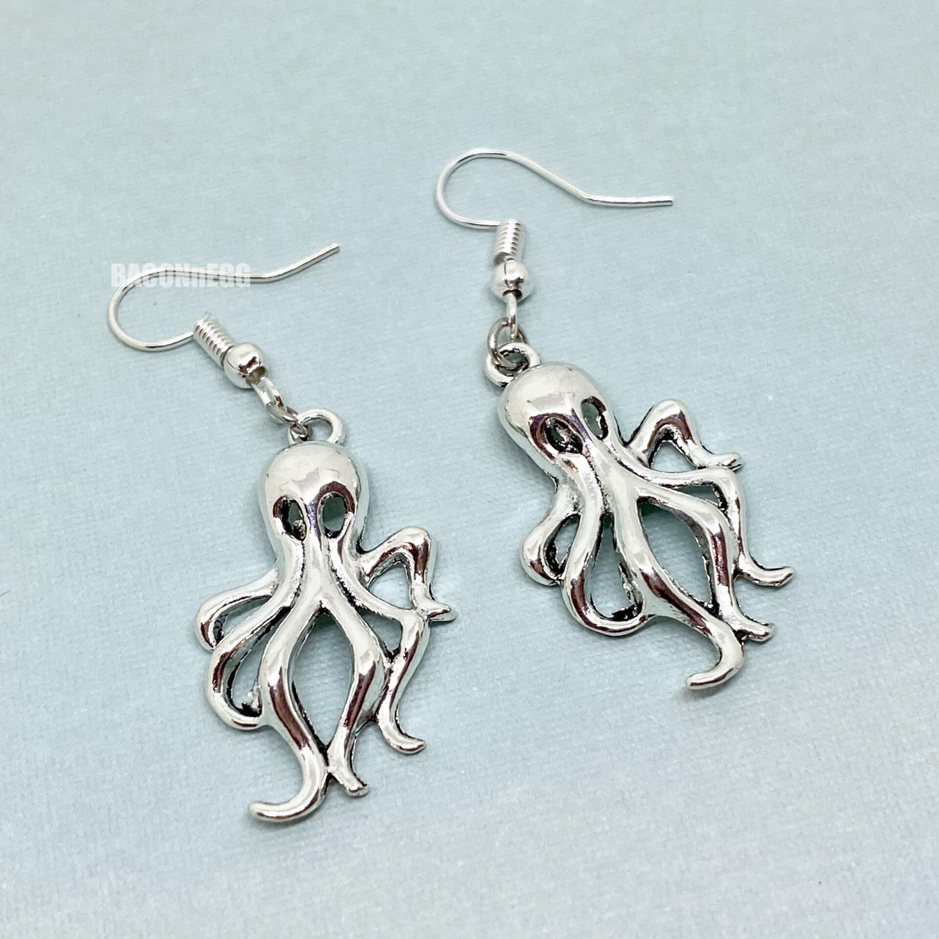 Octopus Earrings - Etsy
