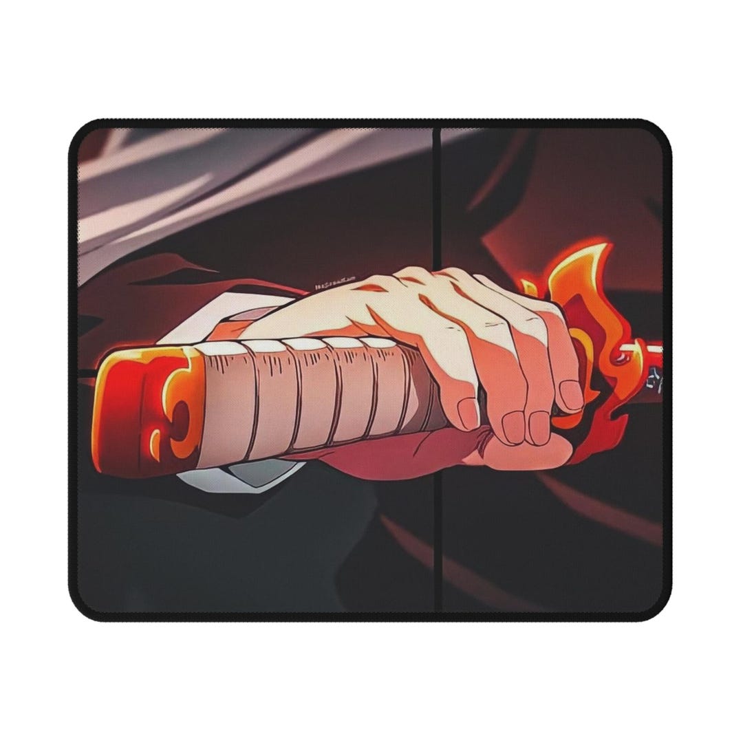 Rengoku, Demon Slayer, Kimetsu No Yaiba, Non-slip Gaming Mouse Pad - Etsy