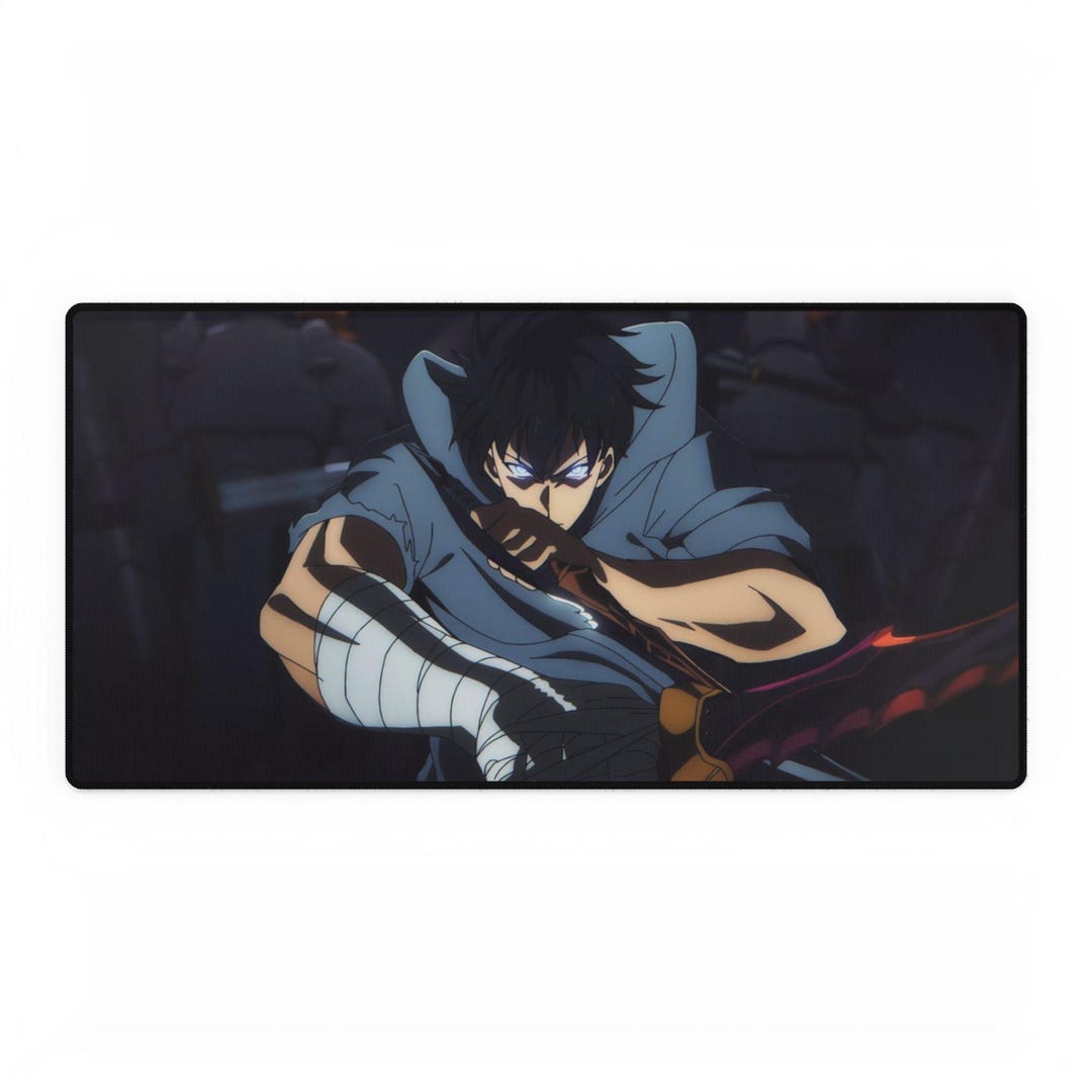 Anime Solo Leveling Desk Mat - Manga Shonen Webtoon Shadow Soldier ...