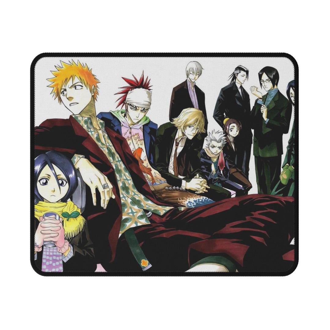 Bleach Gaming Mouse Pad, Anime Non-slip Mouse Mat, Ichigo Rukia Gin ...