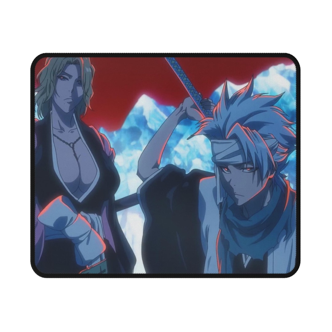 Anime Bleach Non-slip Gaming Mouse Pad, Hitsugaya & Matsumoto Design ...