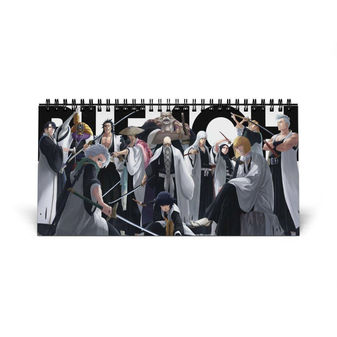 Anime Desktop Calendar (2025) - Bleach Manga Design, Shonen Anime Gift ...