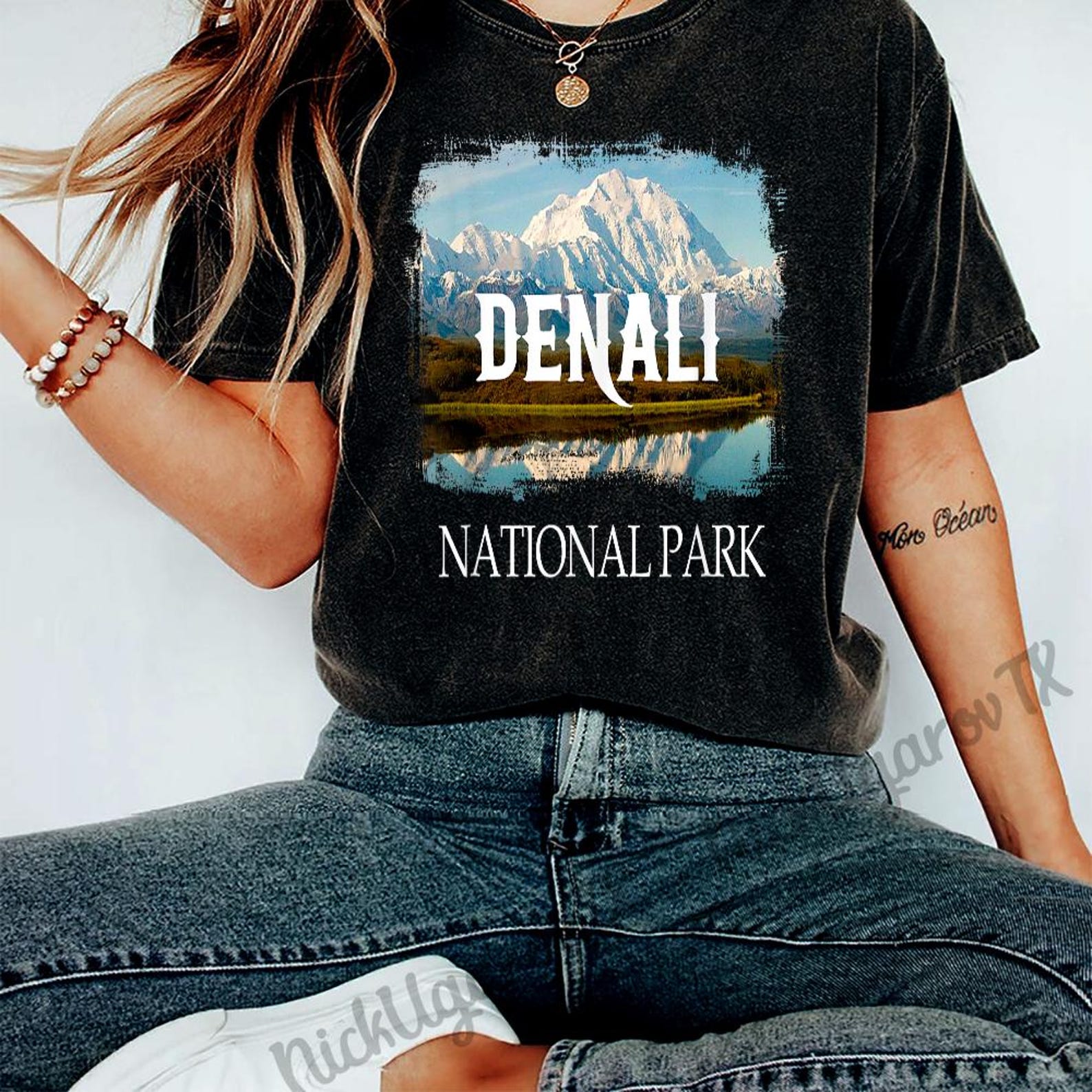 Denali National Park PNG Bundle, Alaska Adventure Digital Art, Vintage ...