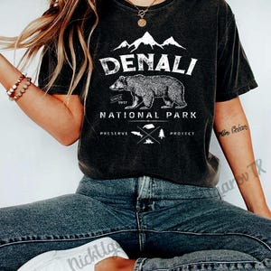 Denali National Park PNG Bundle, Alaska Adventure Digital Art, Vintage ...