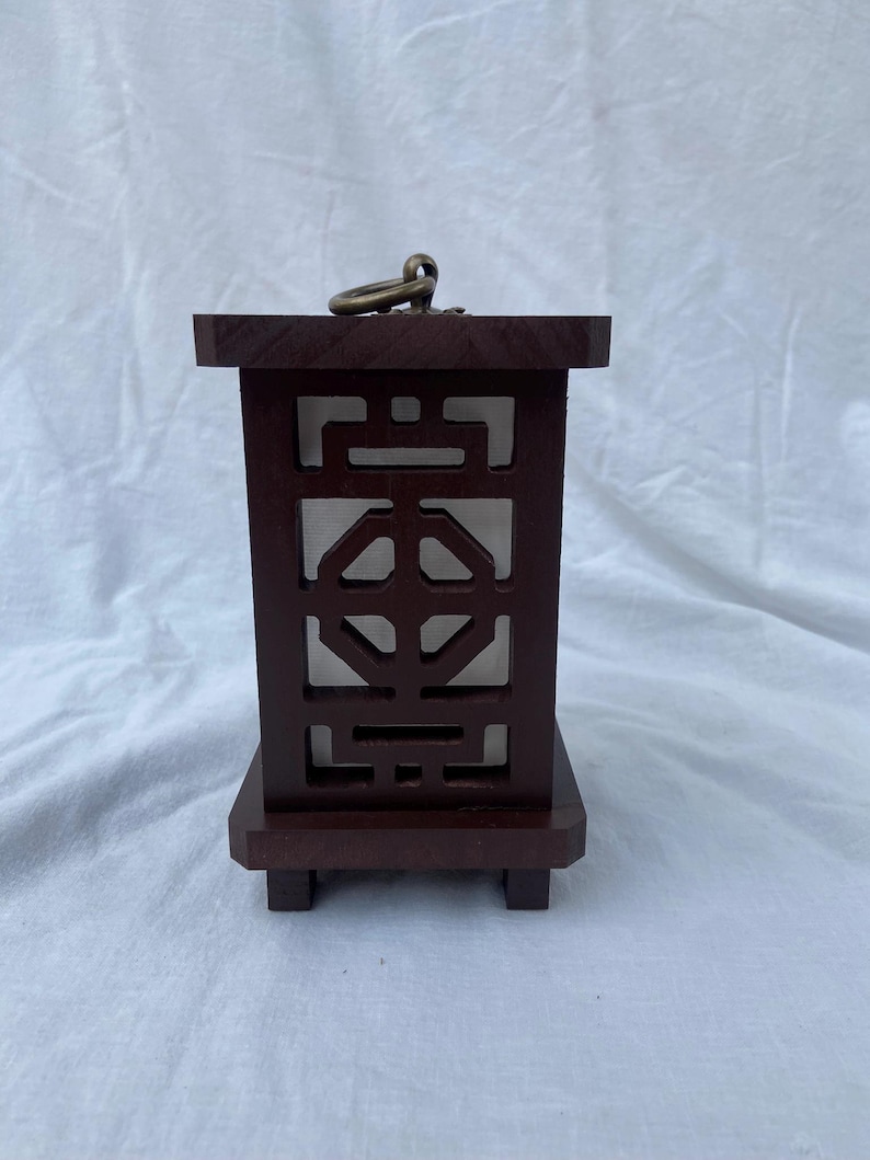 Handmade Korean Wooden Lantern With Hanji Paper, Traditional Asian ...