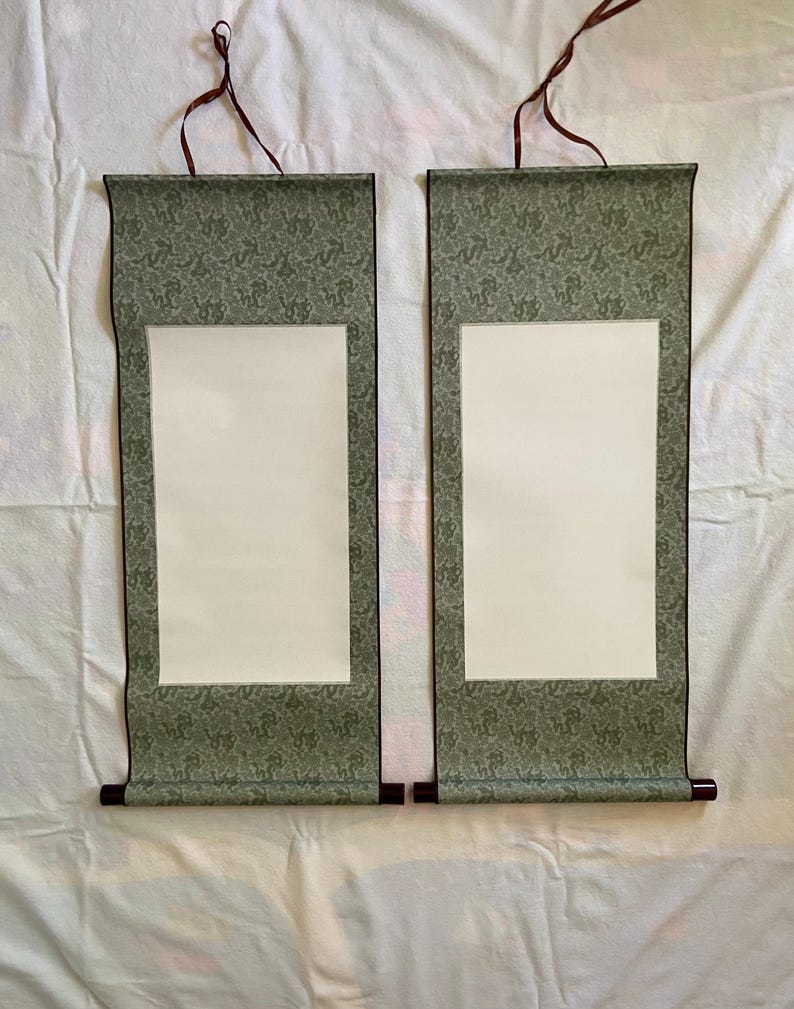 Blank Calligraphy Scroll Paper Calligraphy Paper Traditional Chinese ...