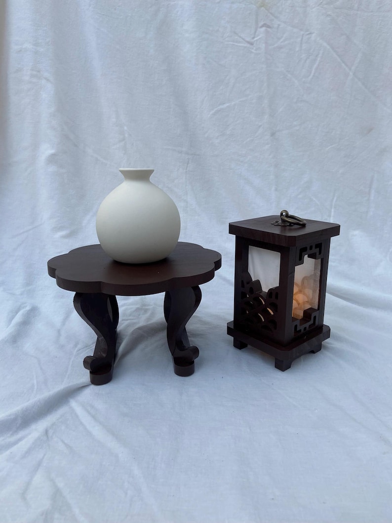 Handmade Korean Wooden Lantern With Hanji Paper, Traditional Asian ...
