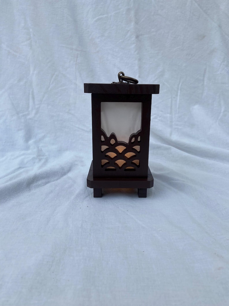 Handmade Korean Wooden Lantern With Hanji Paper, Traditional Asian ...