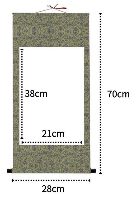 Taekwondo in Korean, Traditional Korean Calligraphy Scroll Wall Art ...