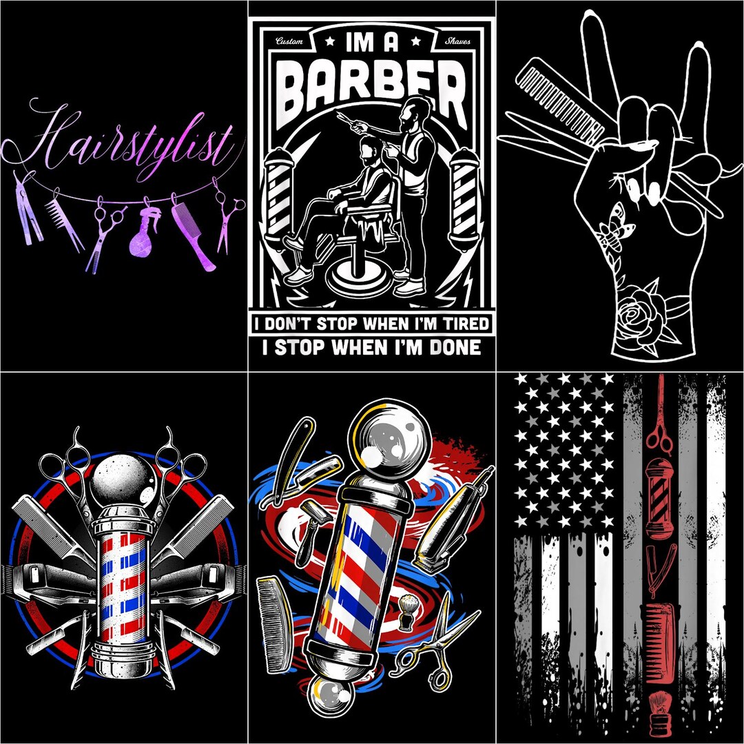 Barber Life PNG – Creative Digital Download Designs for Barbers – High ...