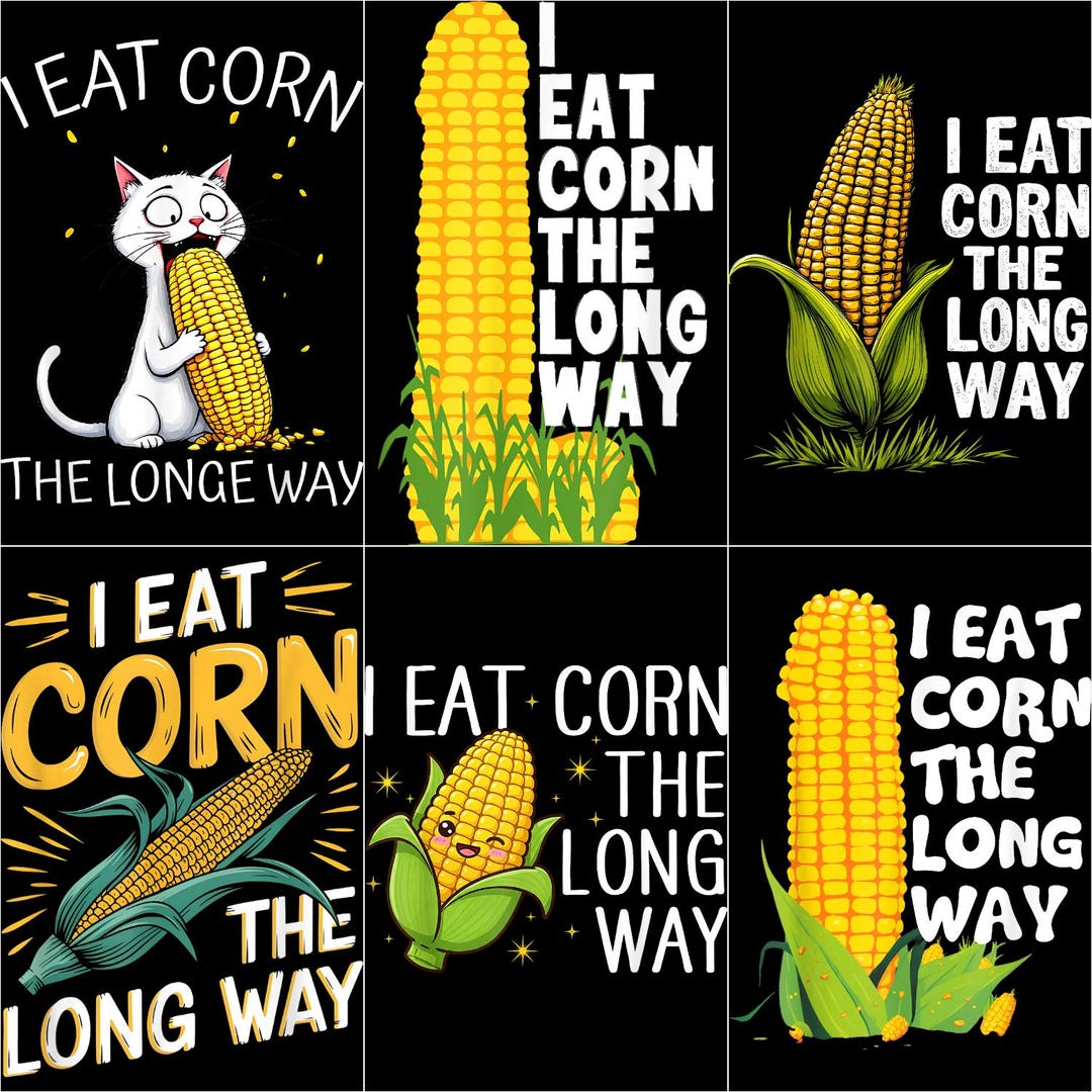 I Eat Corn the Long Way Png,funny Adult Png,foodie Png,corn Png,kitchen ...