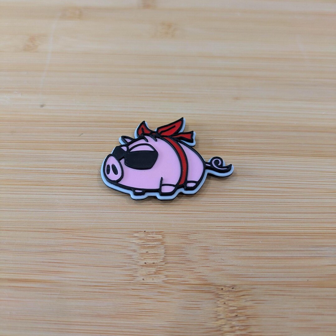 Maplestory Red Ribbon Pig Magnet - Cute 3D Printed Fridge Decor ...