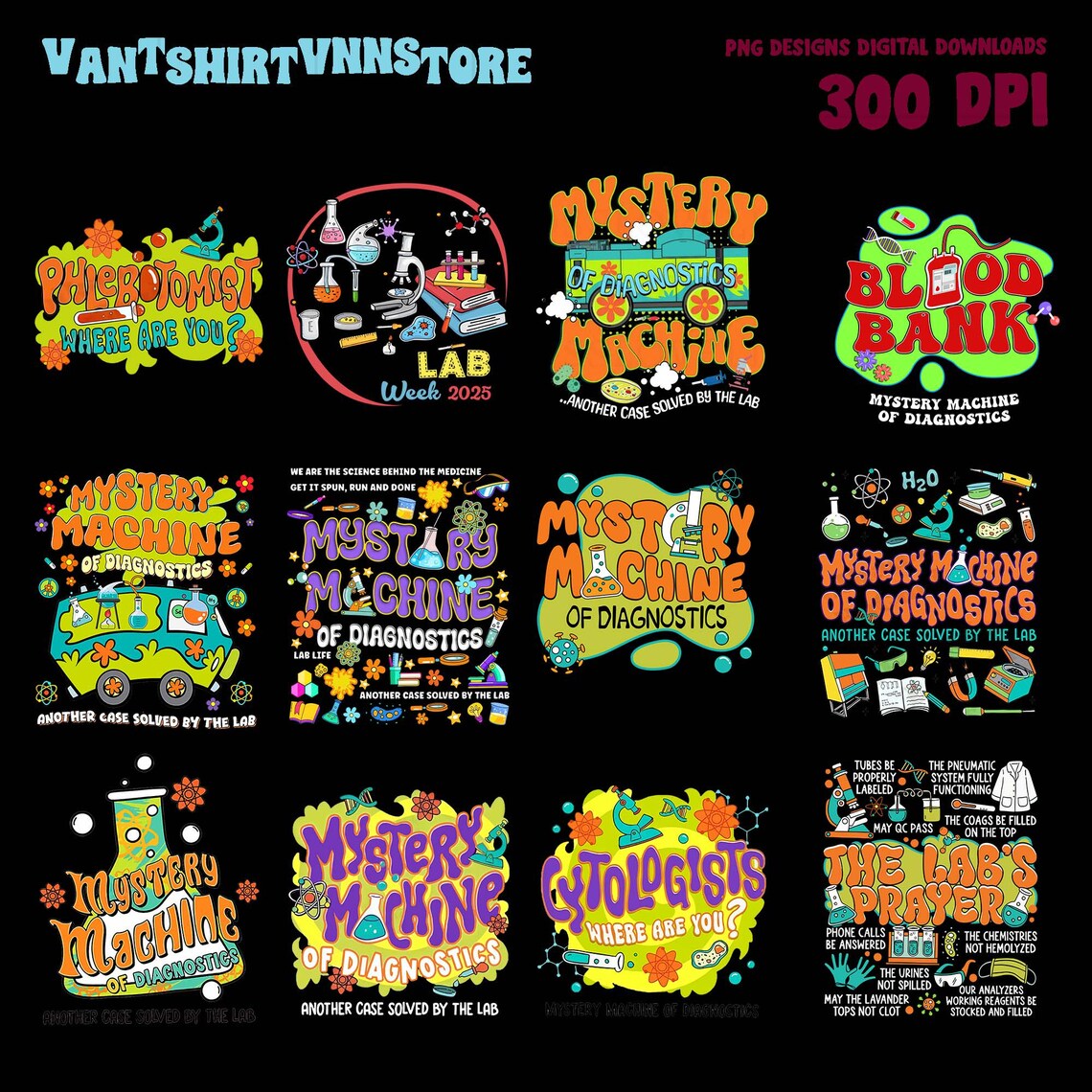 45+ Lab Week 2025 Mystery Machine Png, Mystery Machine of Diagnostics ...