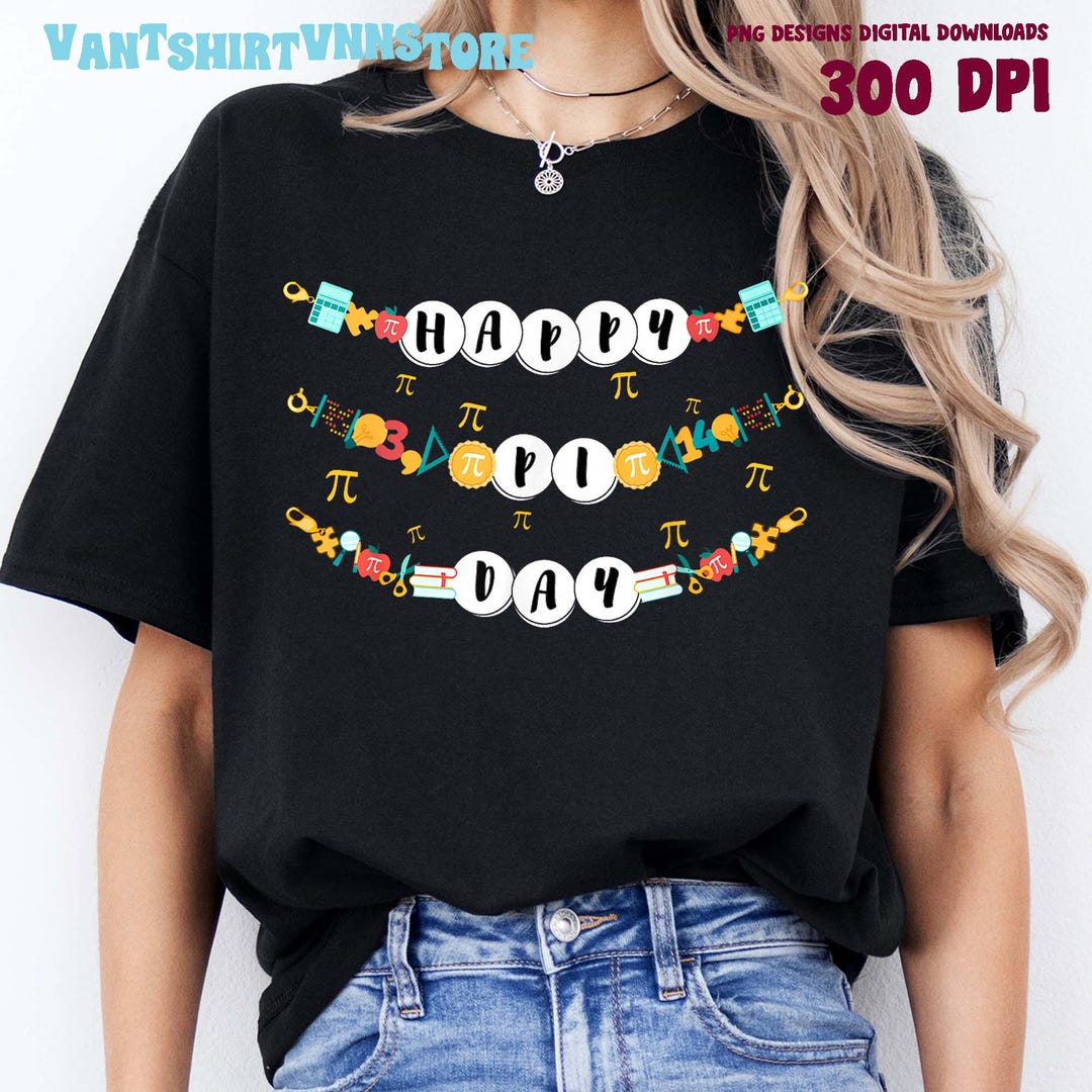 Pi Day Bracelet Teacher Png, Retro Teacher Png, Happy Pi Day Png, Funny ...