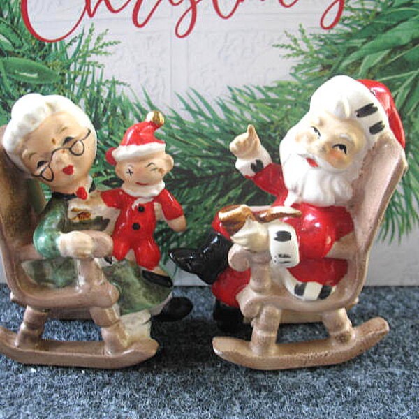 Santa Claus in a Rocking Chair - Etsy