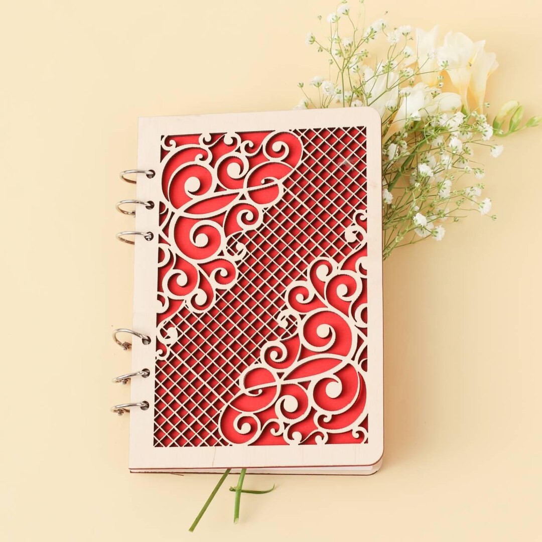 Decorative-notebook-cover, CNC Router Projects, Carving Patterns ...