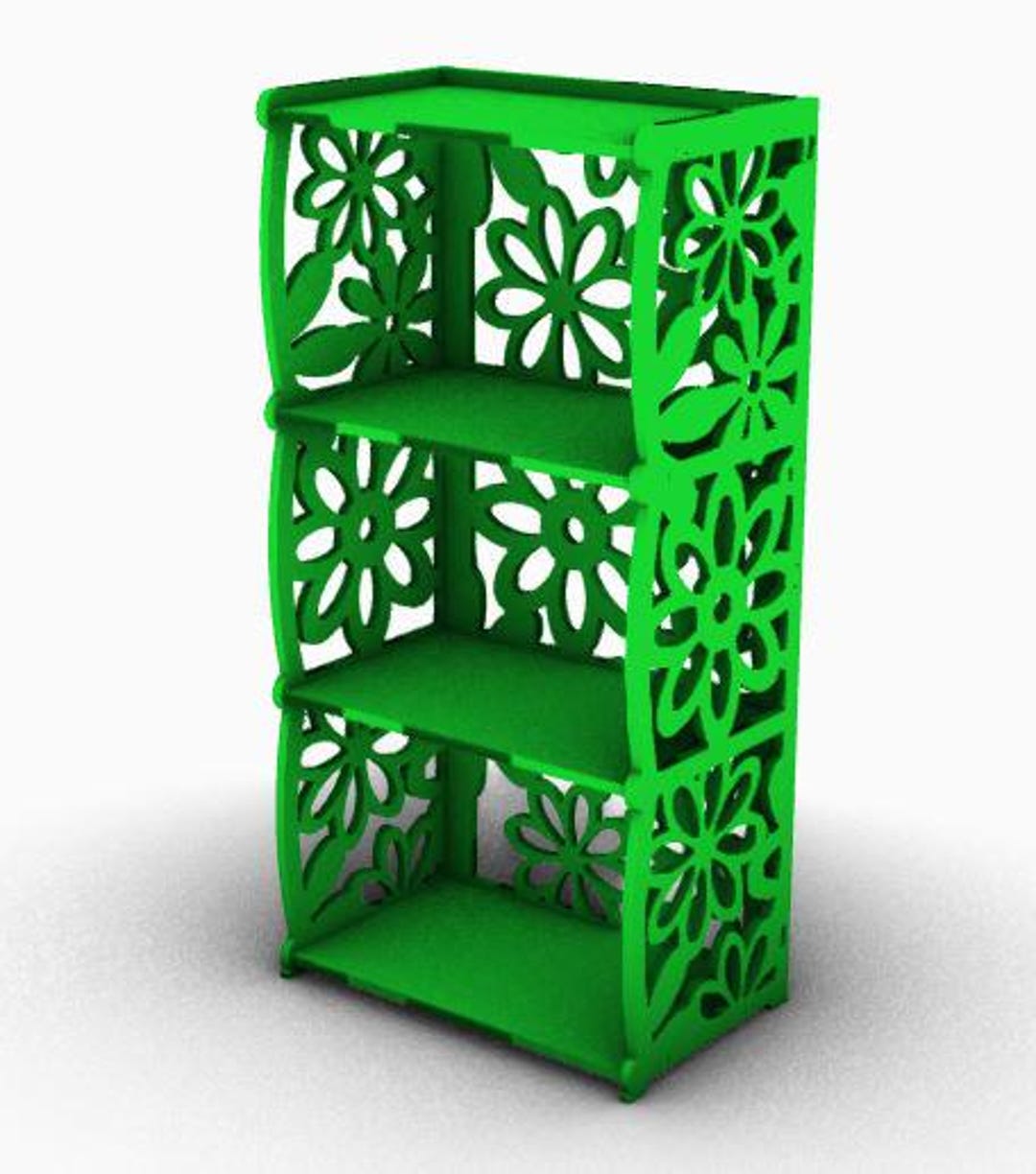 4-shelf-bookcase CNC Files, Vector Designs, Laser Cutting Files, CNC ...