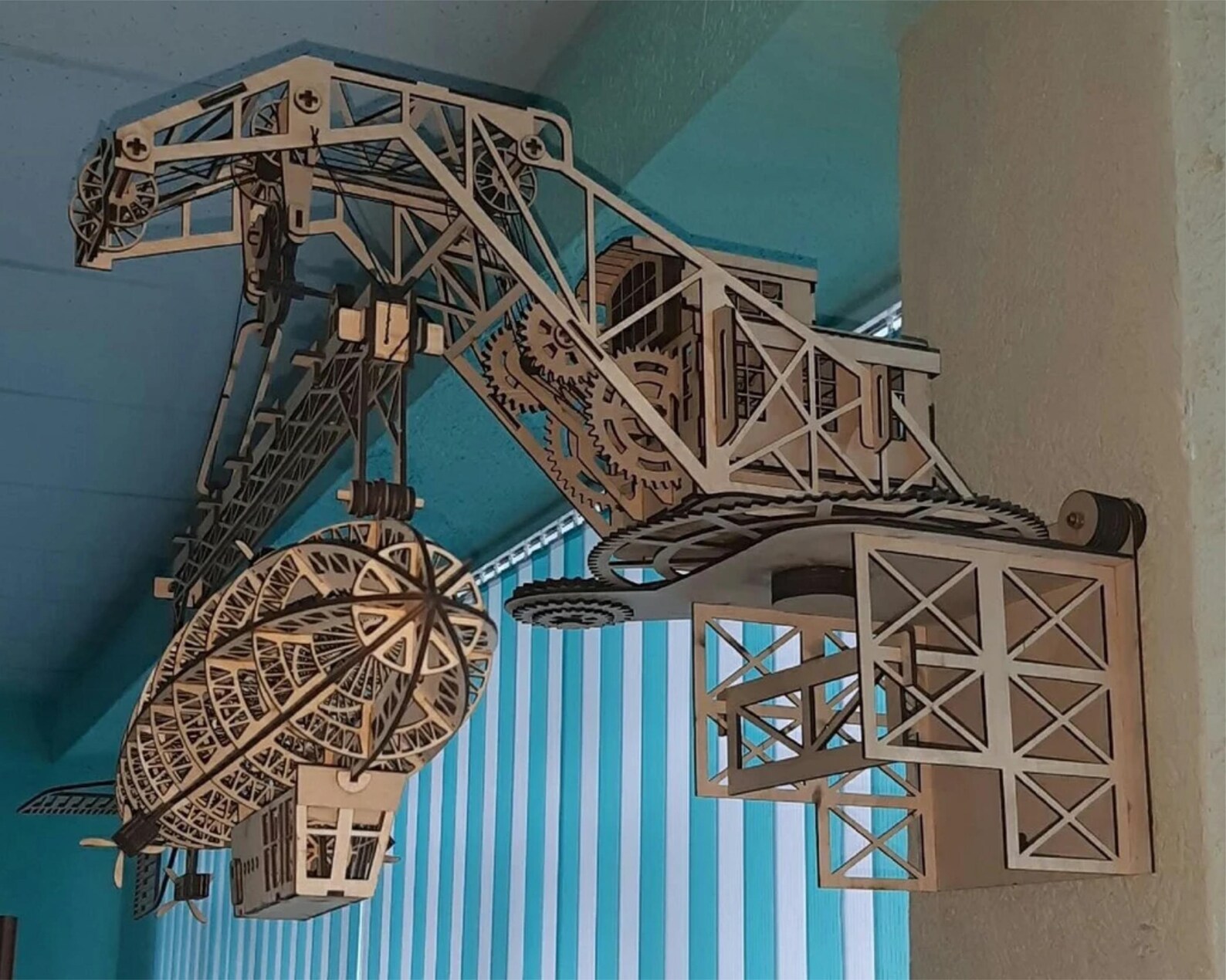 Airship-3d-wooden-puzzle CNC Files, Vector Designs, Laser Cutting Files ...