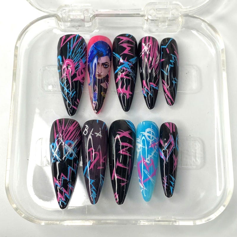 Arcane Jinx Nails - Etsy