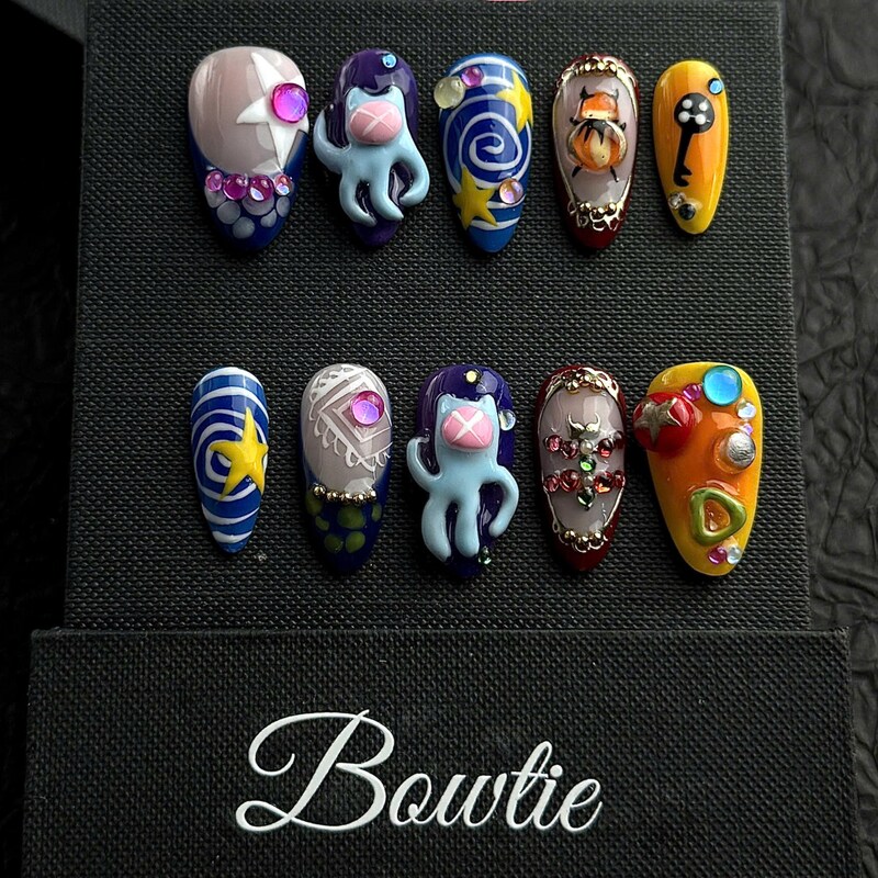 Octopus Nails - Etsy