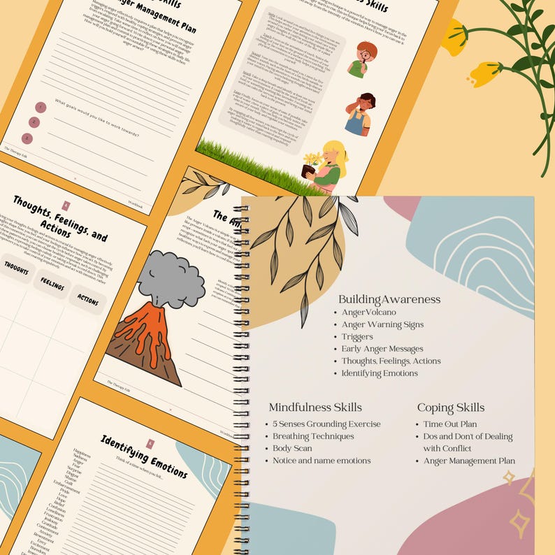 Anger Management Workbook | Evidence-based Therapy Resource | CBT, ACT ...
