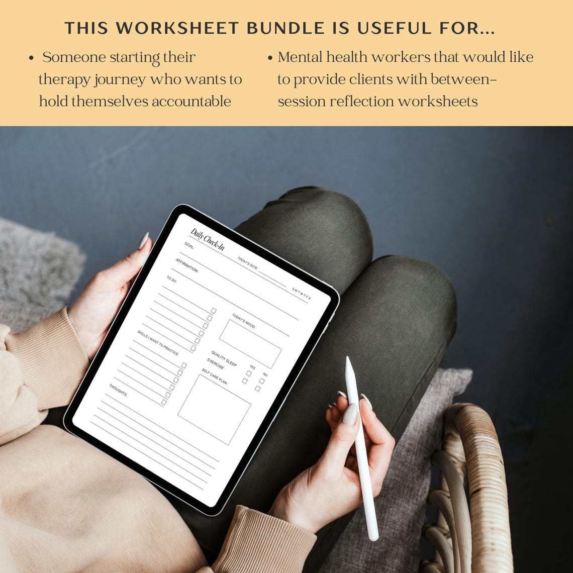 Therapy Reflection Journal | Pre-session, Between-session & Post ...