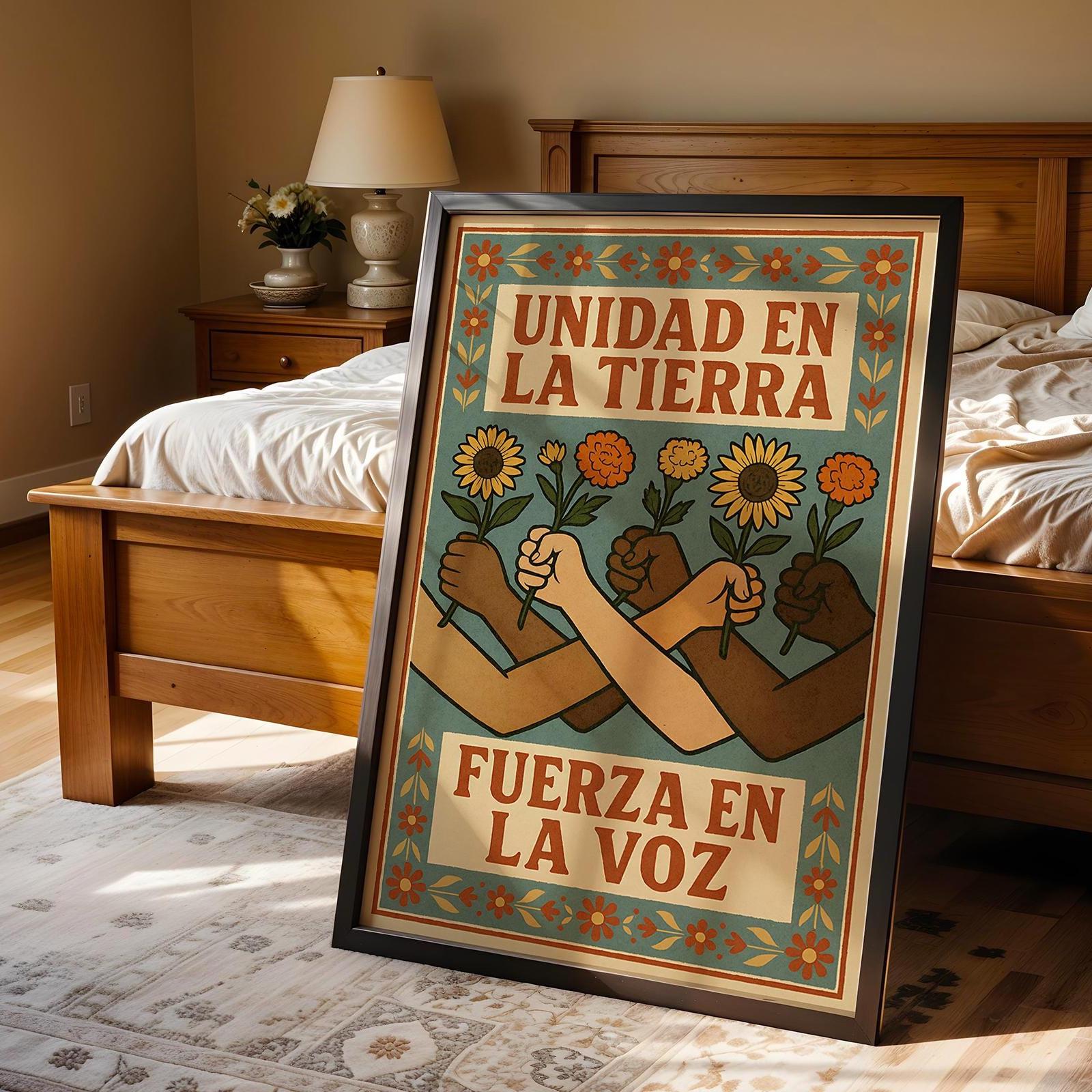 Mexican Immigrant Latinx Wall Art Digital Print Hispanic Heritage Decor ...