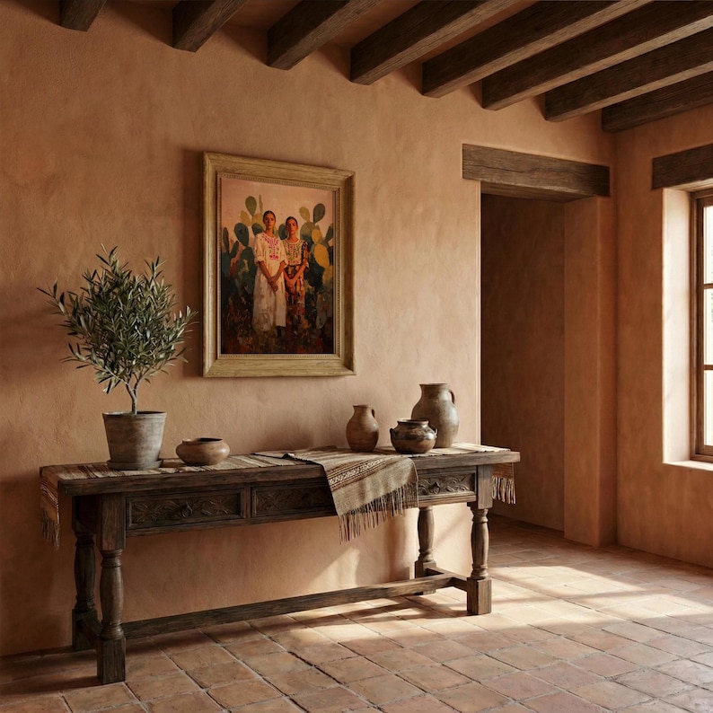 Mexican Sisterhood Art Print | Mujeres Mexicanas Wall Art | Latina ...