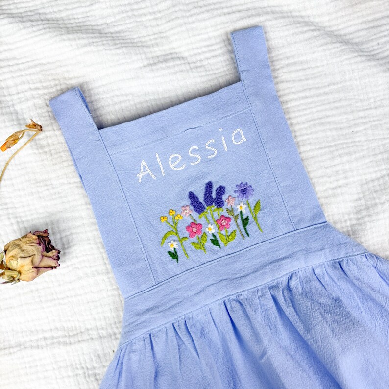 Hand-embroidered Custom Aprons, Soft Cotton-linen Blend, Perfect for ...