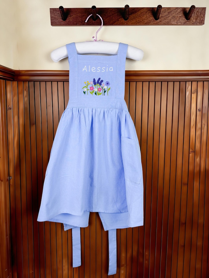 Hand-embroidered Custom Aprons, Soft Cotton-linen Blend, Perfect for ...