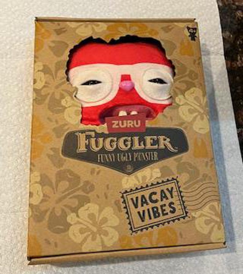 Fuggler Vacay Vibes. Rabid Rabbit Funny Ugly Monster New Plush New - Etsy