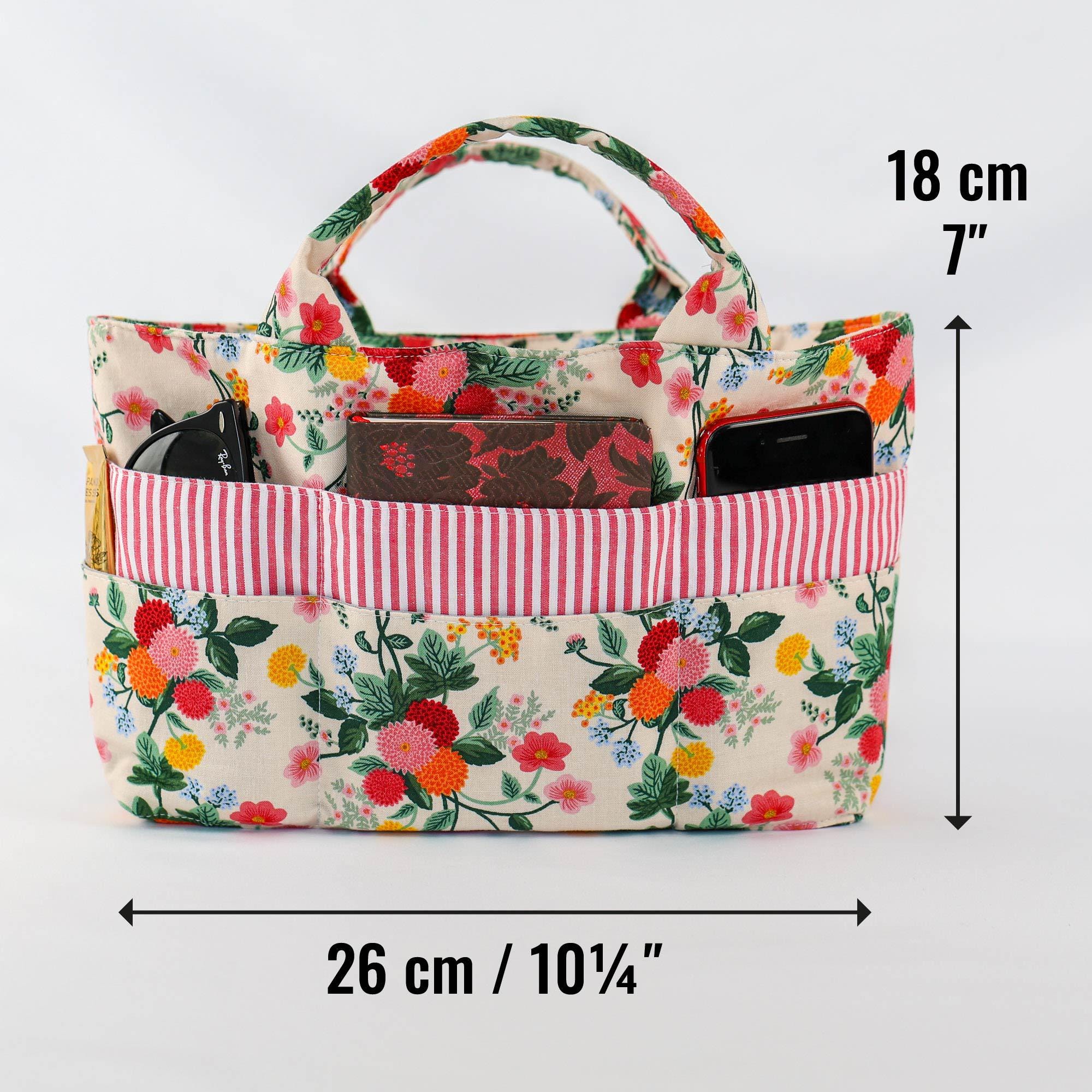 Organizer Bag Sewing PDF Pattern, Purse Organizer Pattern, Tote ...