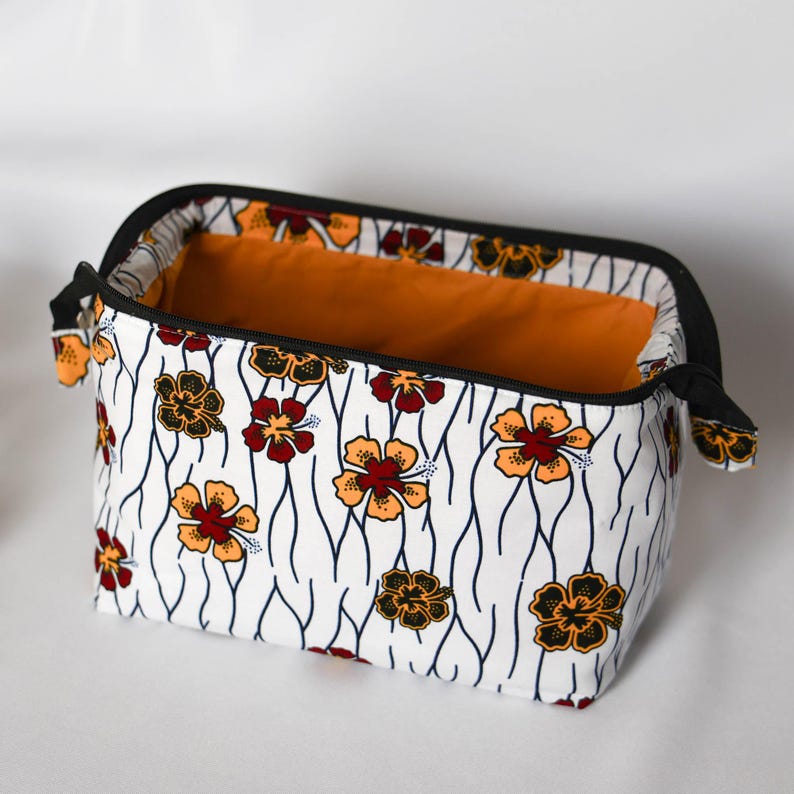 Boxy Bag PDF Pattern, Makeup Bag Pattern, Wide-open Boxy Bag, Digital ...