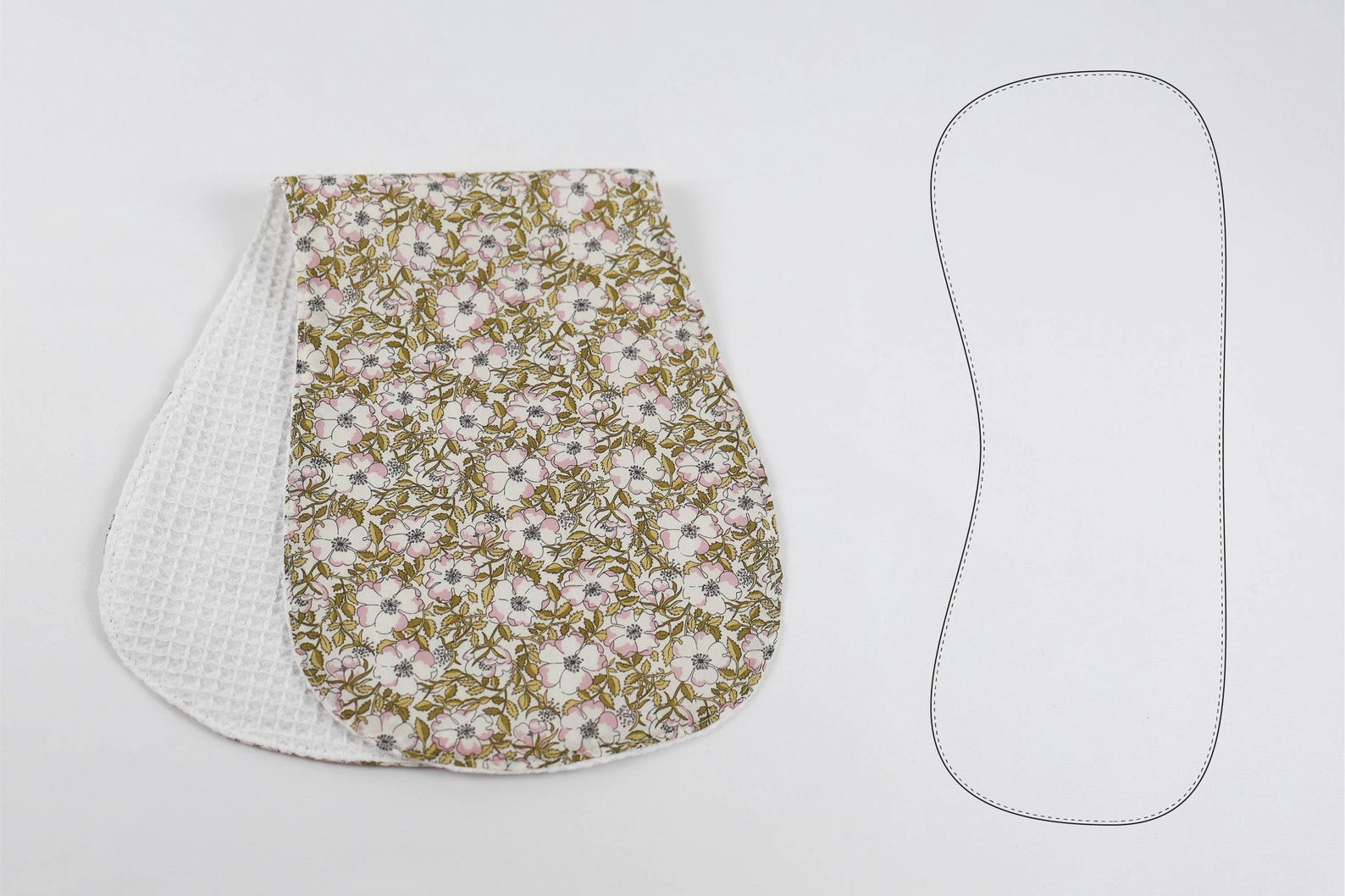 Burp Cloth Pattern, PDF Sewing Pattern, Baby Bib Pattern, Newborn Baby ...