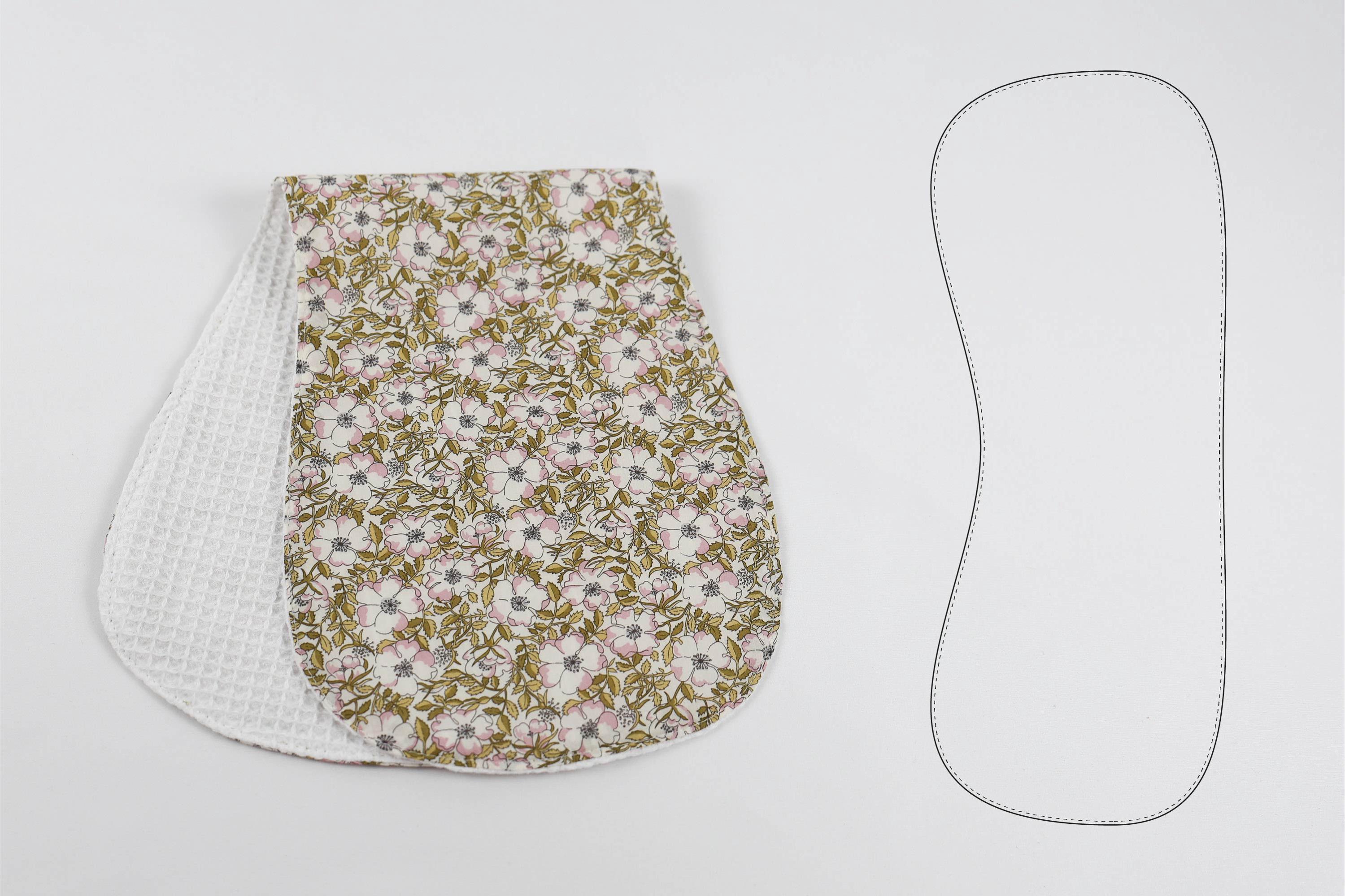 Burp Cloth Pattern, PDF Sewing Pattern, Baby Bib Pattern, Newborn Baby ...