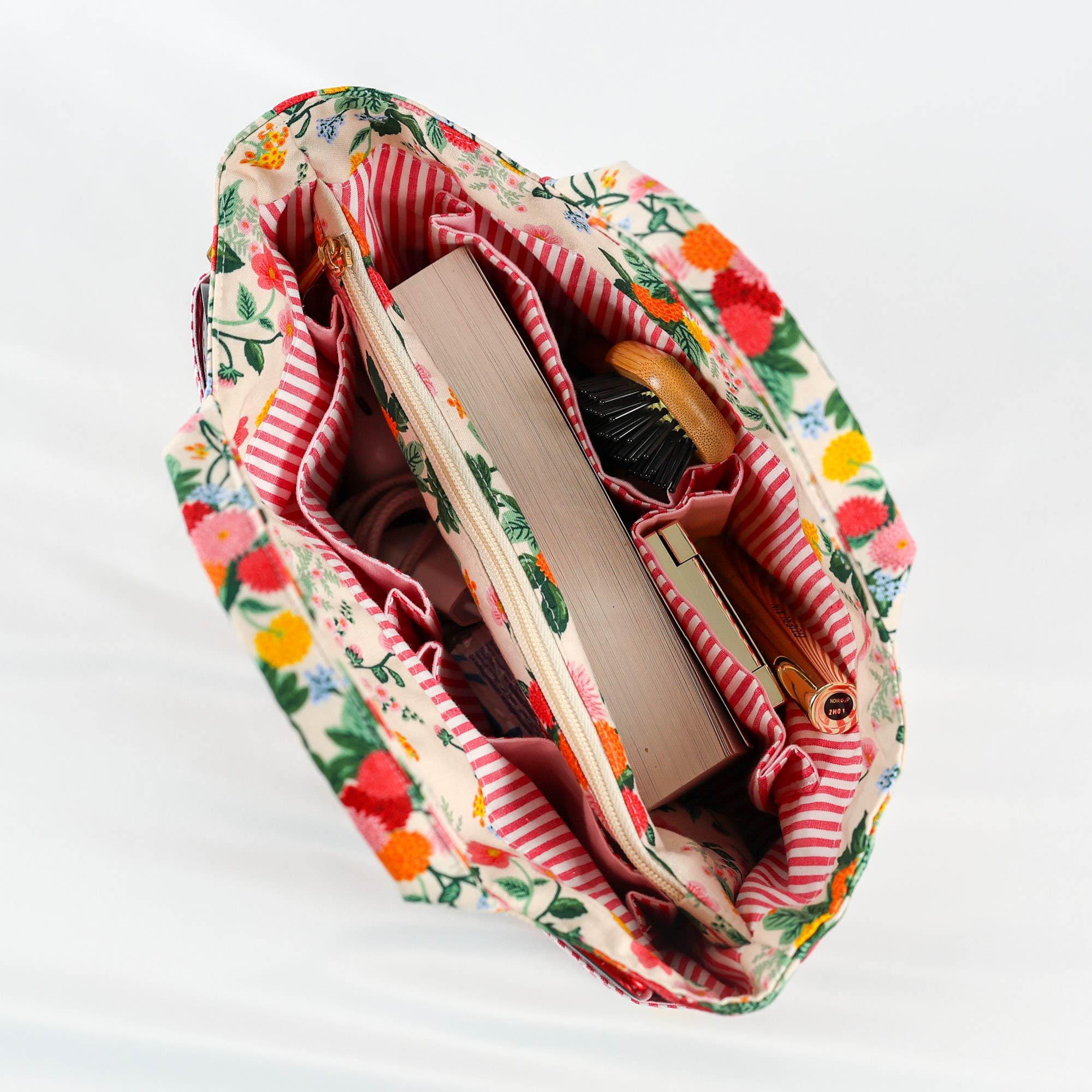 Organizer Bag Sewing PDF Pattern, Purse Organizer Pattern, Tote ...