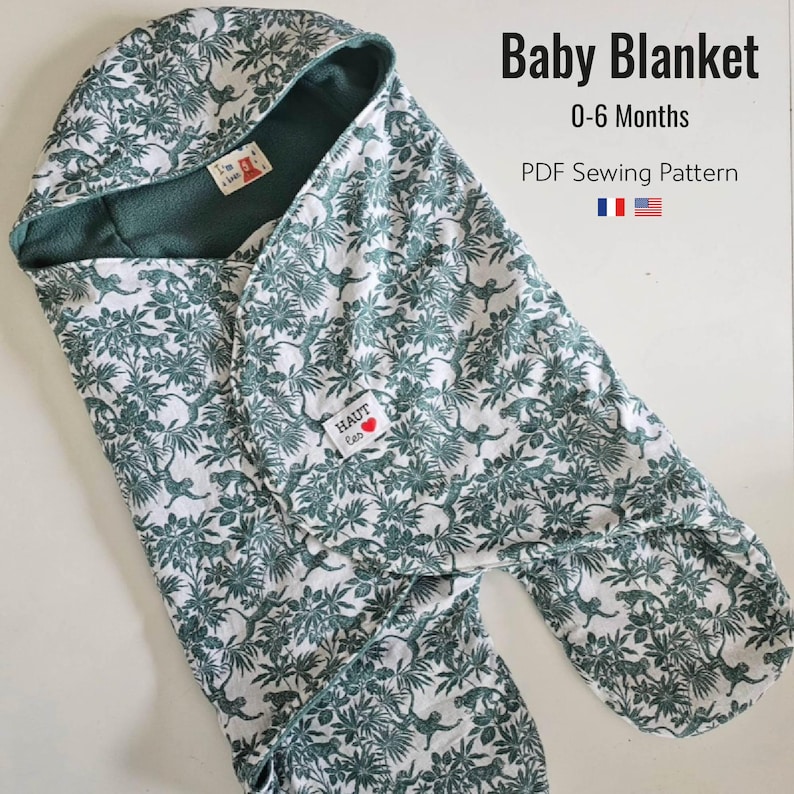 Baby Swaddle Blanket PDF Pattern, Baby Wrap Blanket Pattern, Baby ...