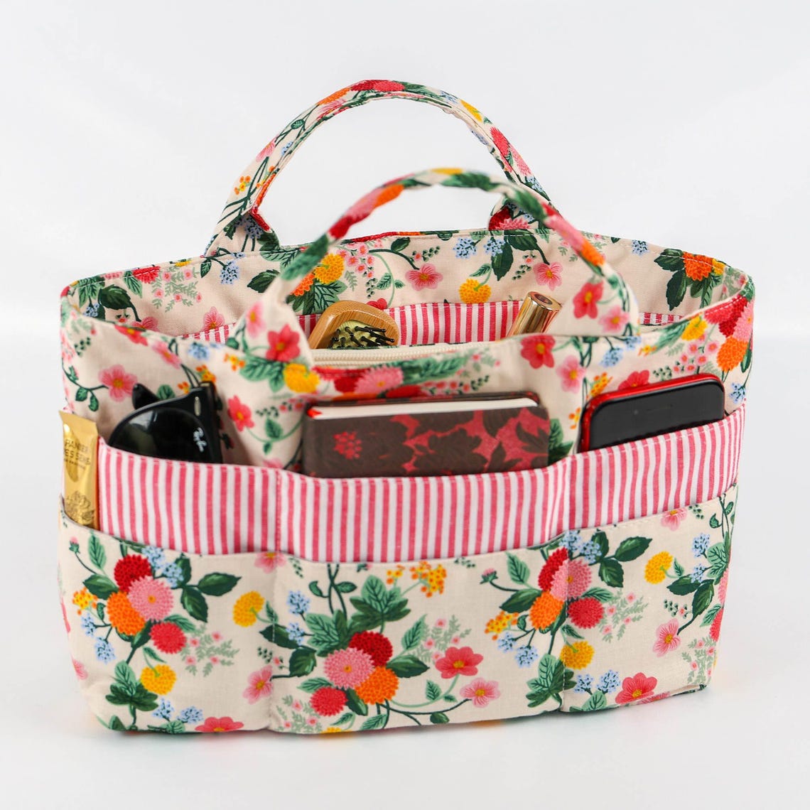 Organizer Bag Sewing PDF Pattern, Purse Organizer Pattern, Tote ...