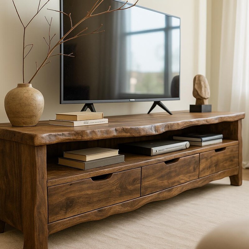 Rustic Media Center - Etsy