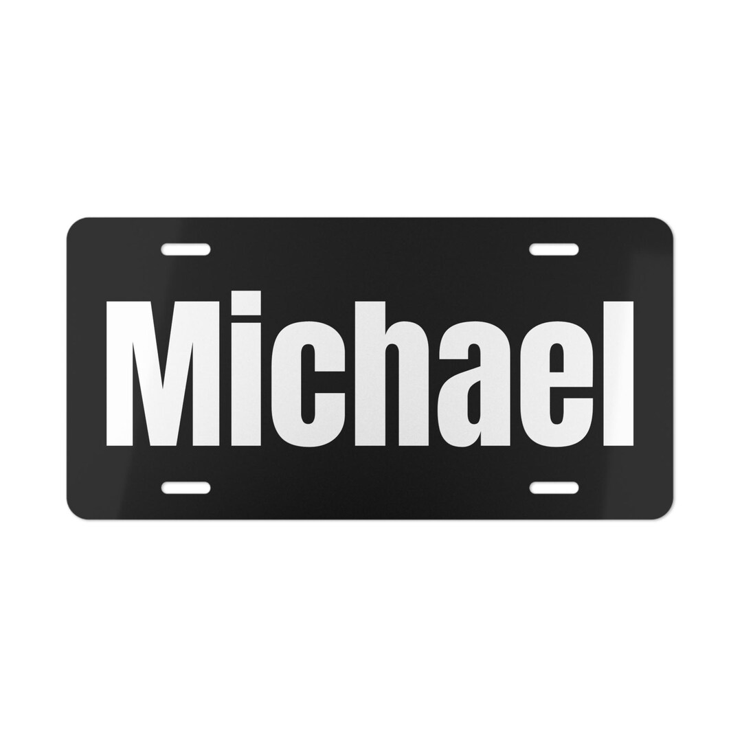 Saint Michael, Front License Plate Aluminum Metal Durable Enthusiast ...