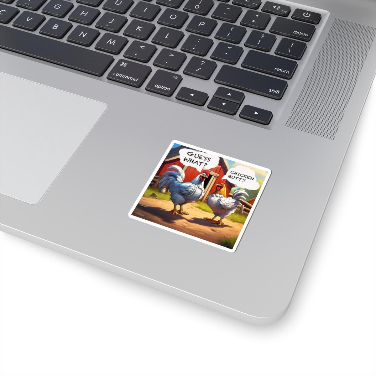 Whats up Chicken Butt?, Funny Chicken Butt Stickers | Rooster Decor ...