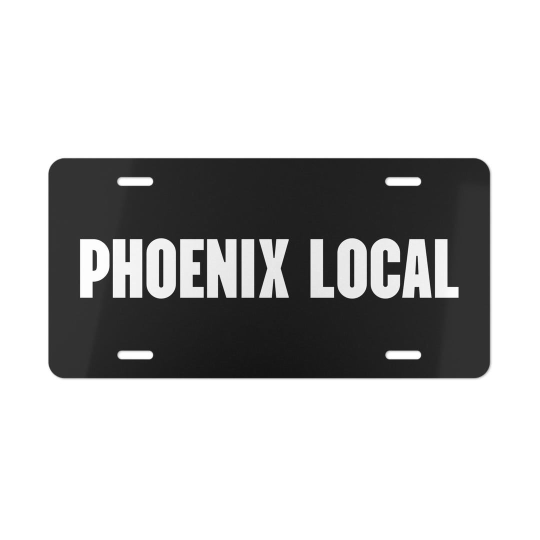 Pheonix Local, License Plate, Arizona Local, Pride Car Tag - Etsy